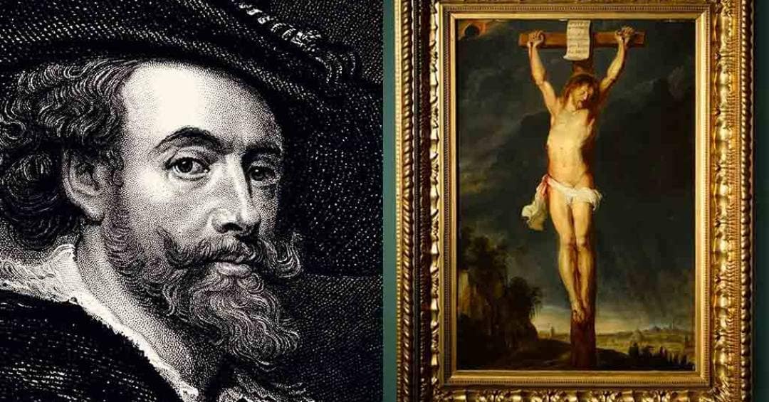 A pintura “Cristo na Cruz”, de Rubens, foi redescoberta em Paris.
